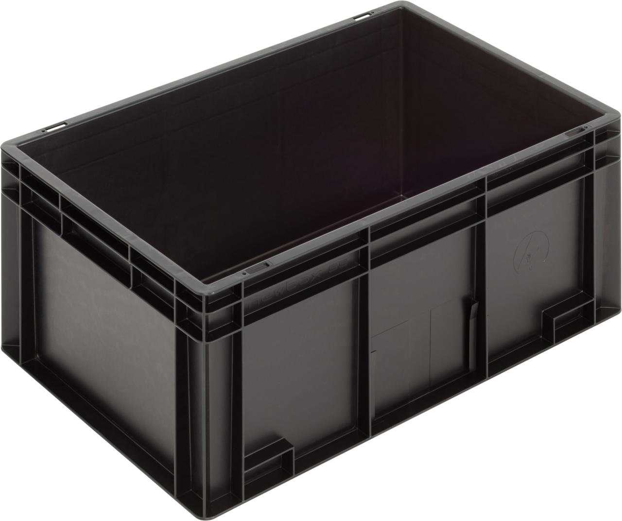 Newbox Black nb mc - NB 55 MC 197 - Euro-Norm Behälter leitfähig NB MC ...